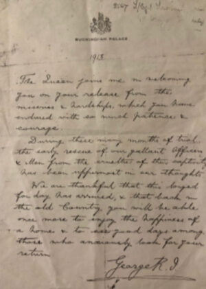 A Letter from King George V - Village Matters